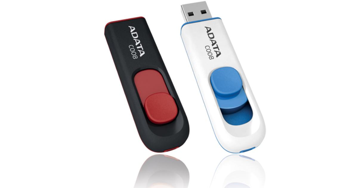 ADATA USB Flash Drive C008 16 GB | adata-16g | Mkateb.com