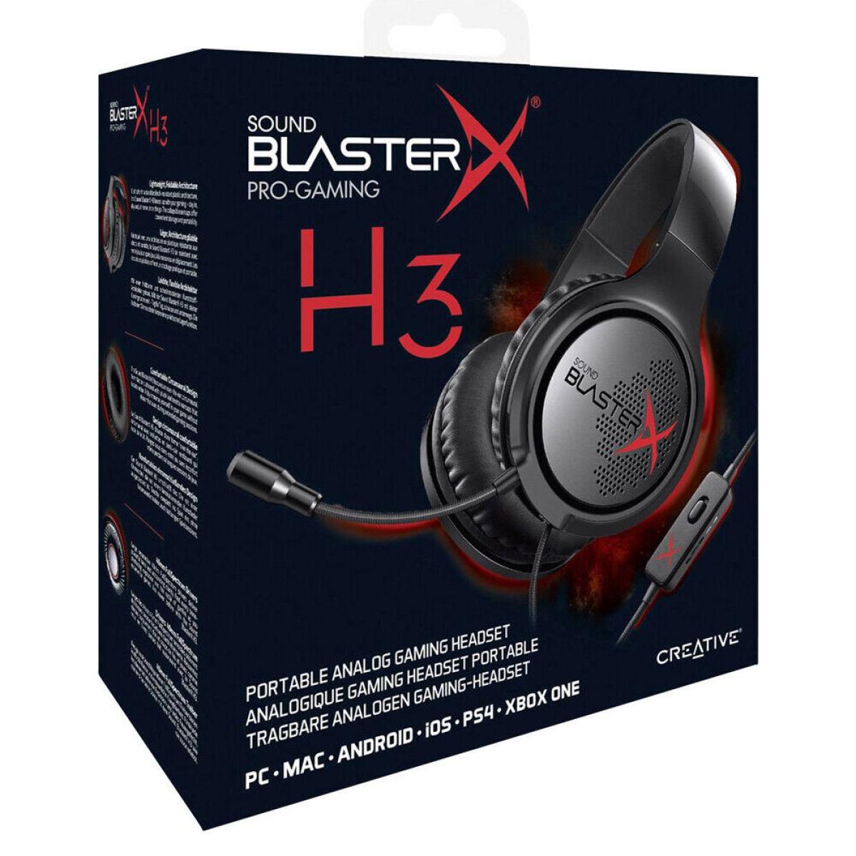 Creative Sound BlasterX H3 Headset | BlasterX-H3 | Mkateb.com