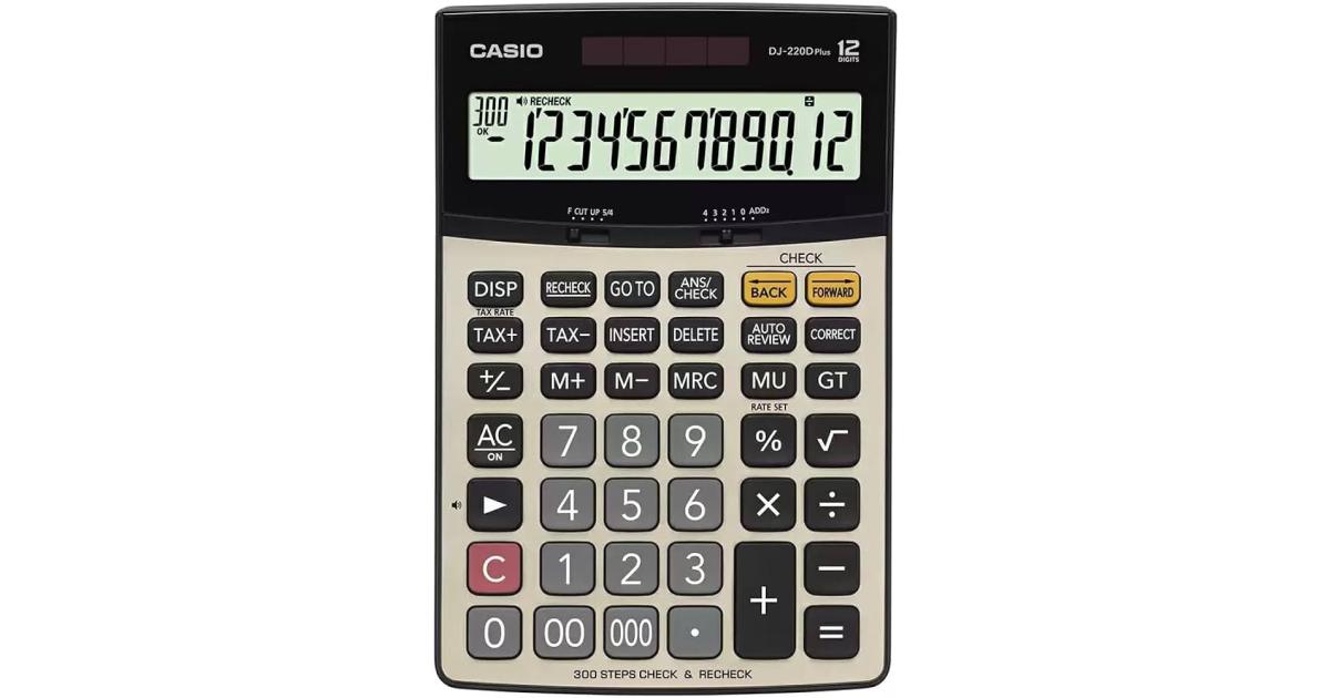 Casio Calculator DJ-220D | DJ-220D | Mkateb.com