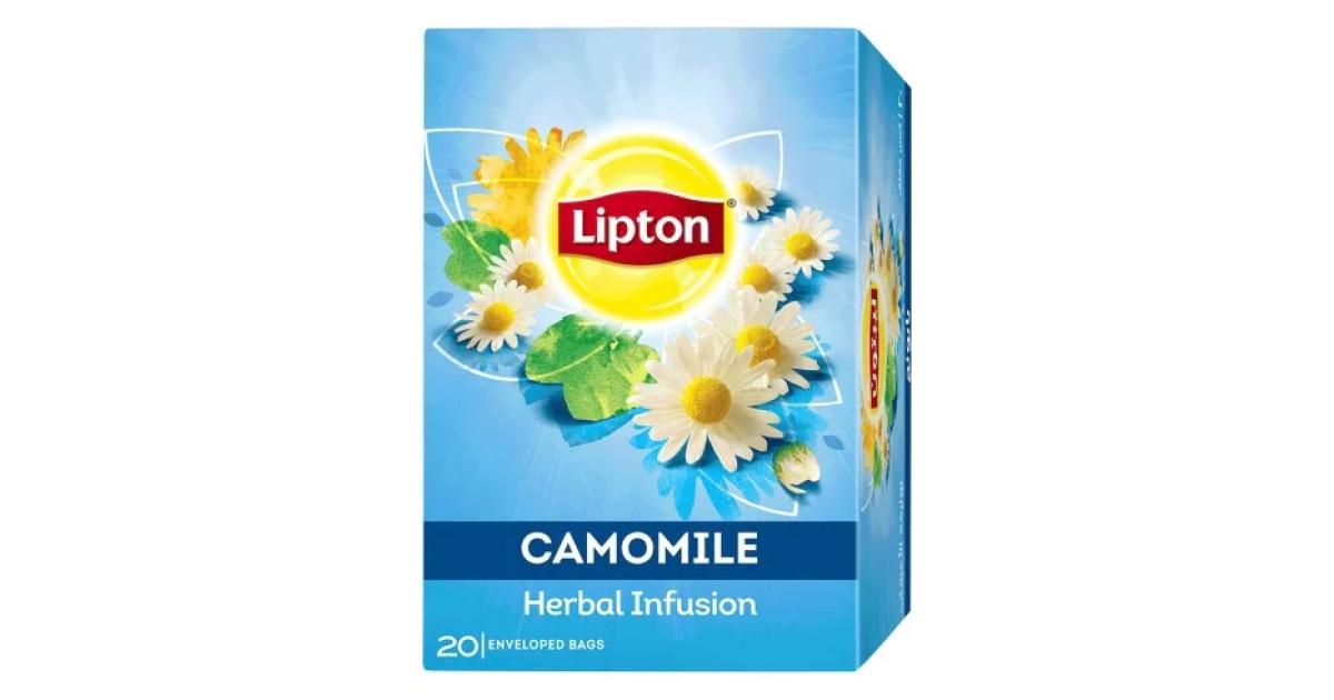 Lipton Herbal Infusions Chamomile Tea 20 Bags | Lipton | Mkateb.com