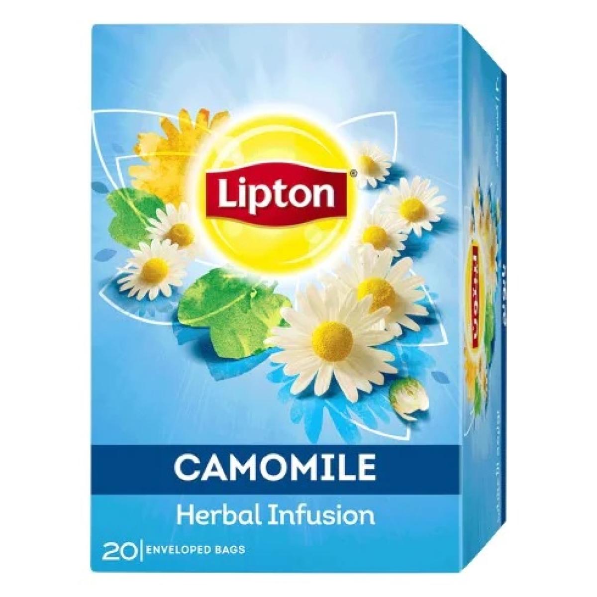 Lipton Herbal Infusions Chamomile Tea 20 Bags | Lipton | Mkateb.com