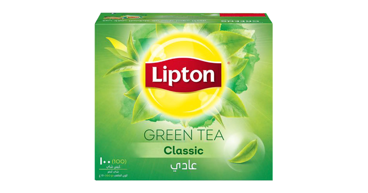 Lipton Green Tea Pure Classic Pack Of 100 | Lipton | Mkateb.com