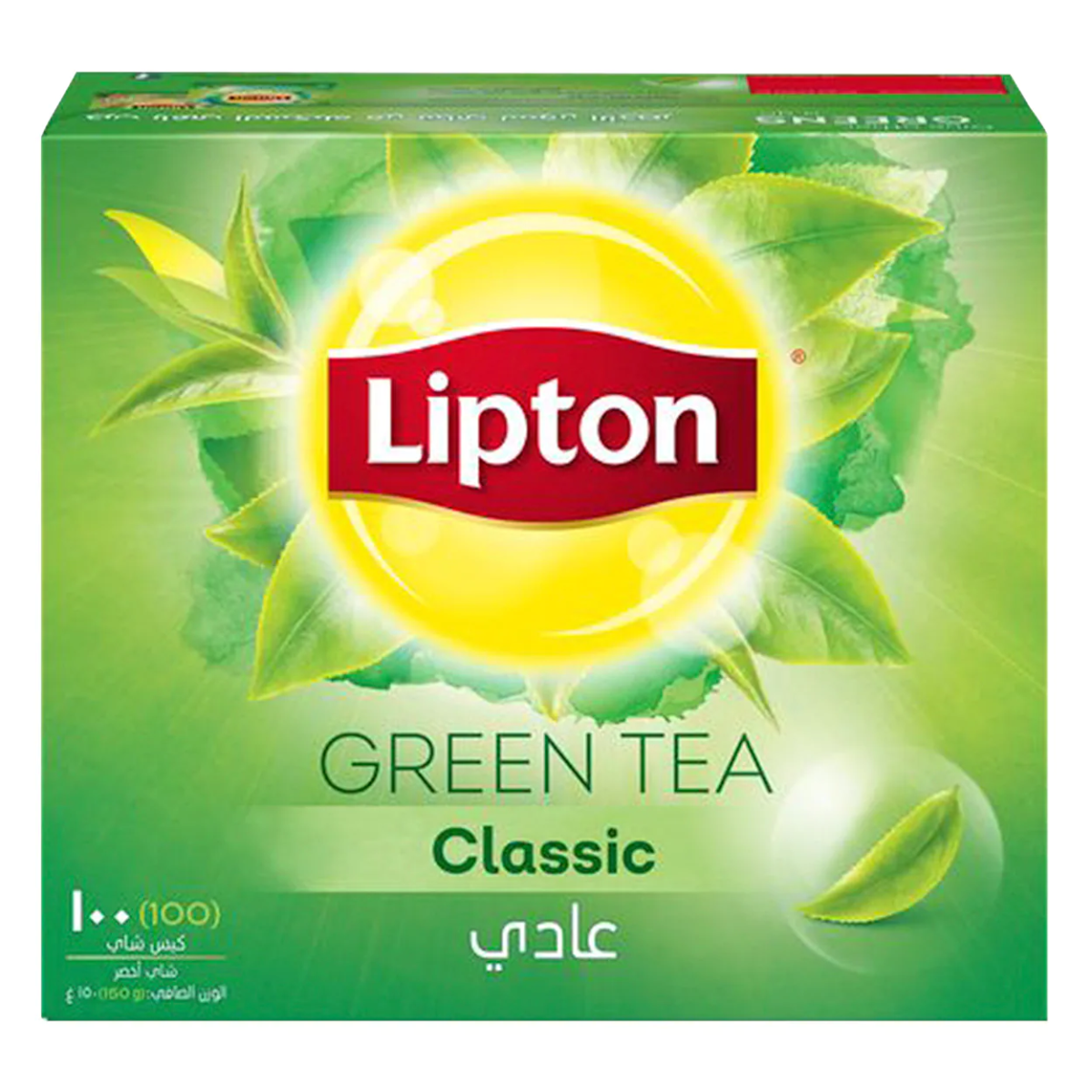 Lipton Green Tea Pure Classic Pack Of 100 | Lipton | Mkateb.com