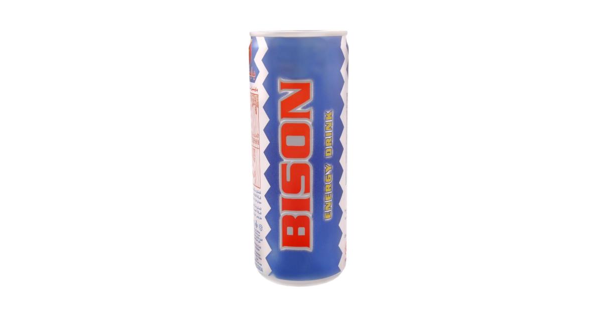 Bison Energy Drink Can 250ml | Bison | Mkateb.com