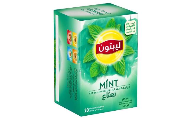 Lipton Herbal Infusion Mint Tea 20 Bags | Lipton | Mkateb.com