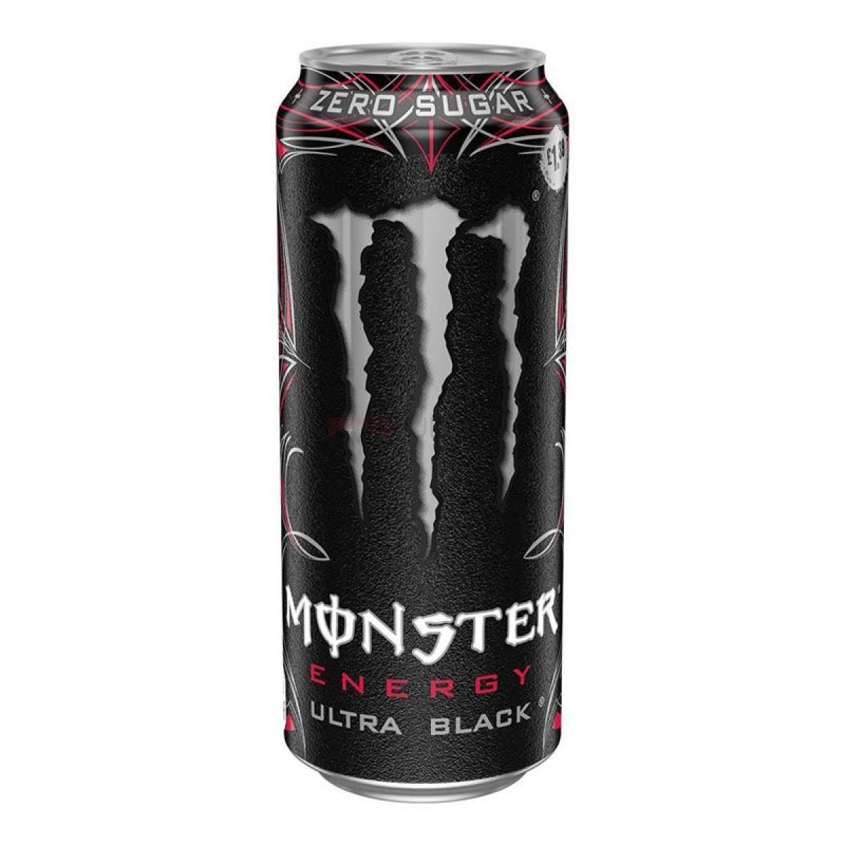 Monster Energy Drink, Ultra Black 500ml | Monster | Mkateb.com