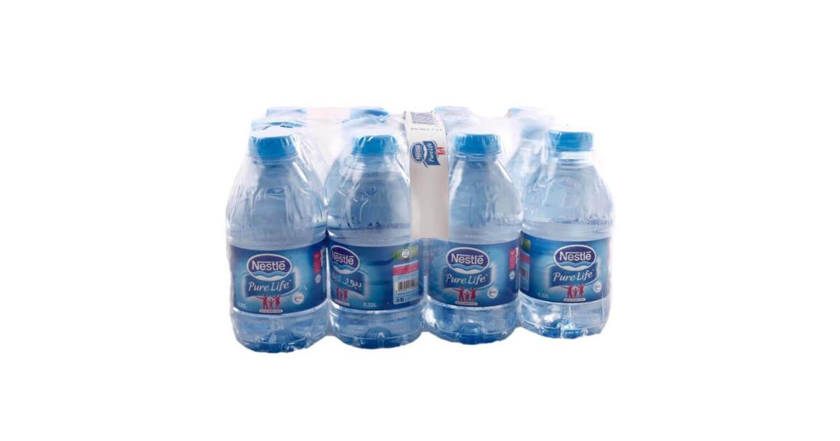 Nestle Pure Life Mineral Water 330ml Pack of 12 | Nestle | Mkateb.com
