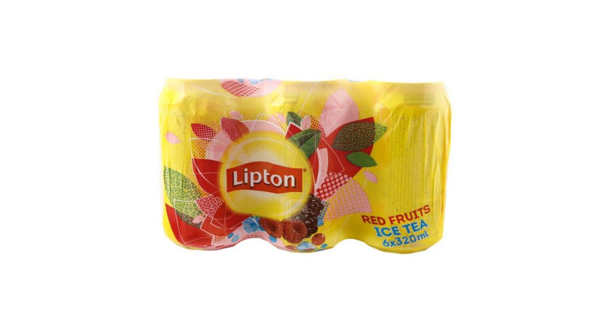 Lipton Ice Tea Red Fruits Pack of 6 | Lipton | Mkateb.com