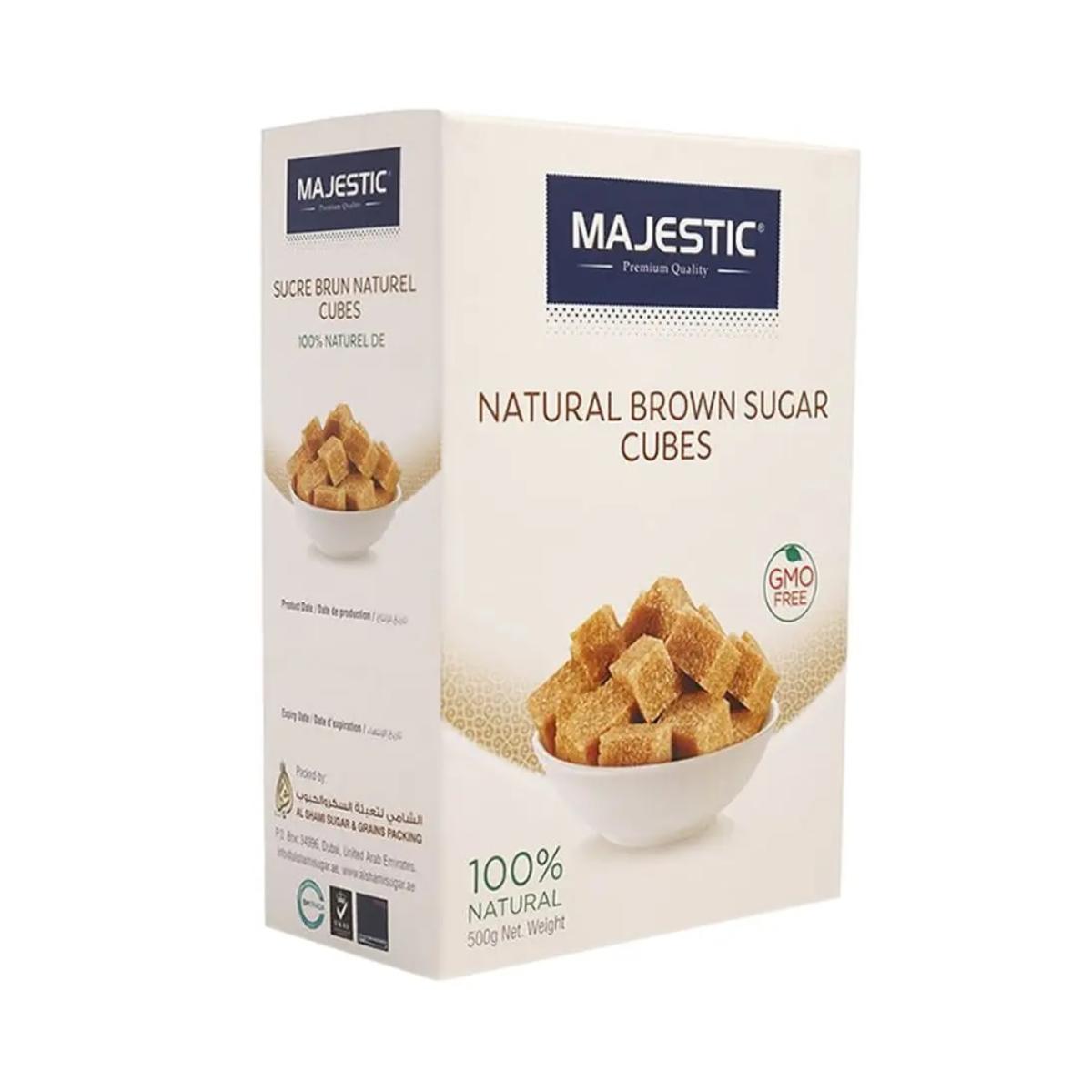 Majestic Brown Sugar Cubes 500gm | Majestic | Mkateb.com