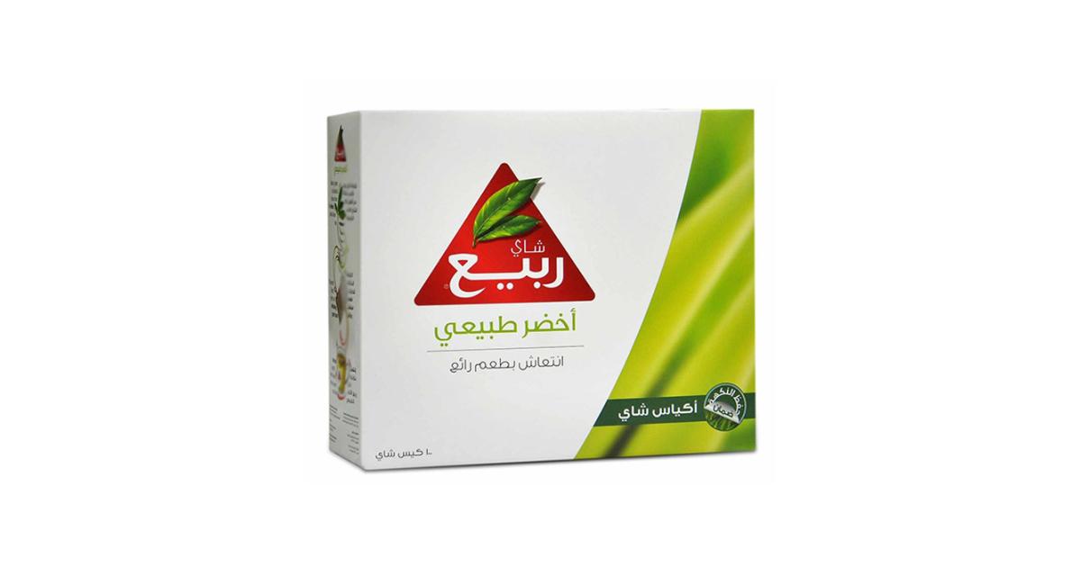 Al Rabee Green Tea Pack Of 100 | 4486 | Mkateb.com