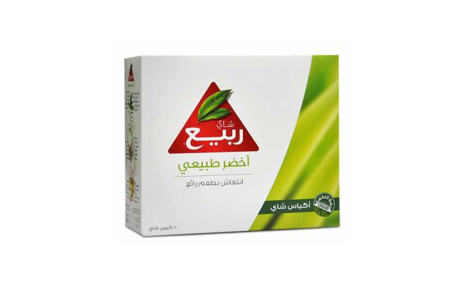Al Rabee Green Tea Pack Of 100 | 4486 | Mkateb.com