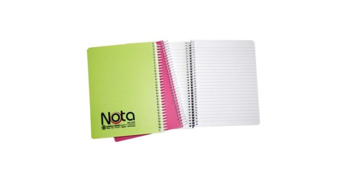 NOTA Spiral Notebook 12*16 cm | 4733 | Mkateb.com