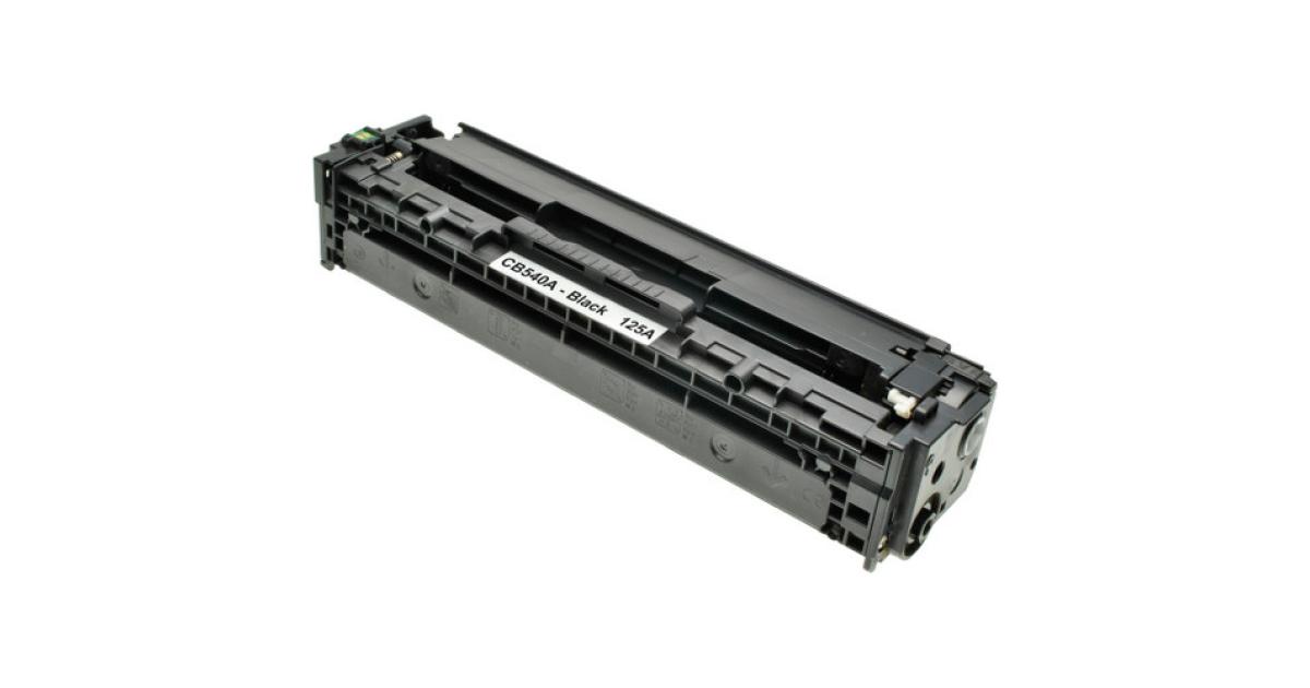 HP CB540A (125A) Black Laser Toner Cartridge (Compatible) | CB540 ...