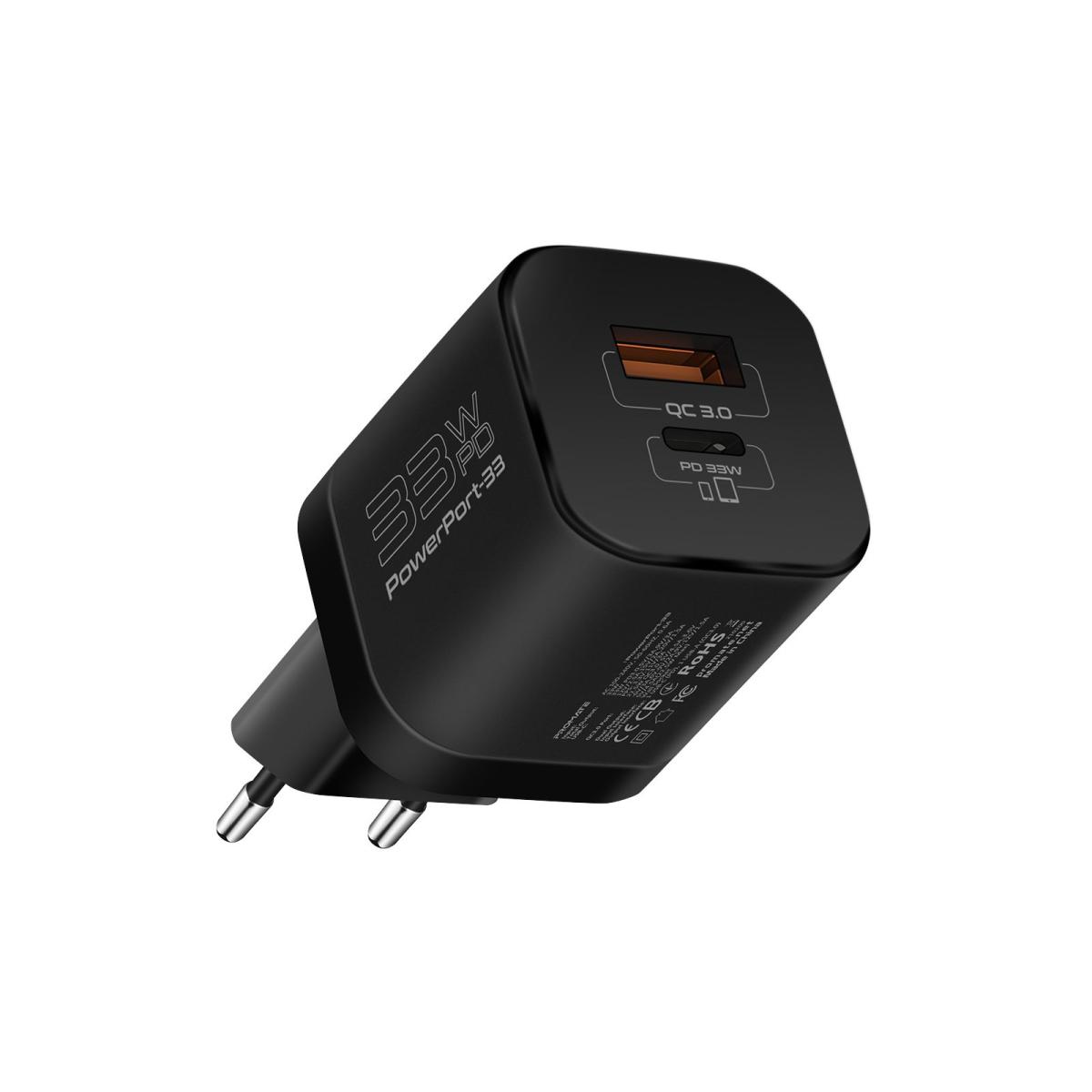 Promate PowerPort-33W Power Delivery GaNFast™ Charging Adapter ...