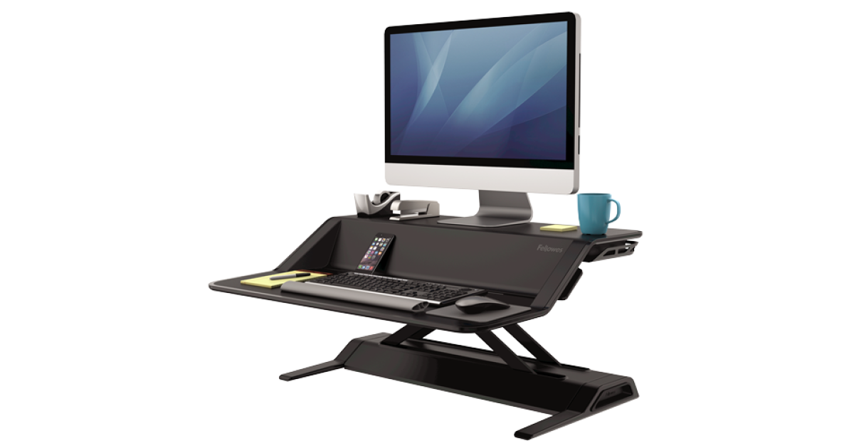 Fellowes Lotus Sit-Stand Workstation | Lotus LT | Mkateb.com