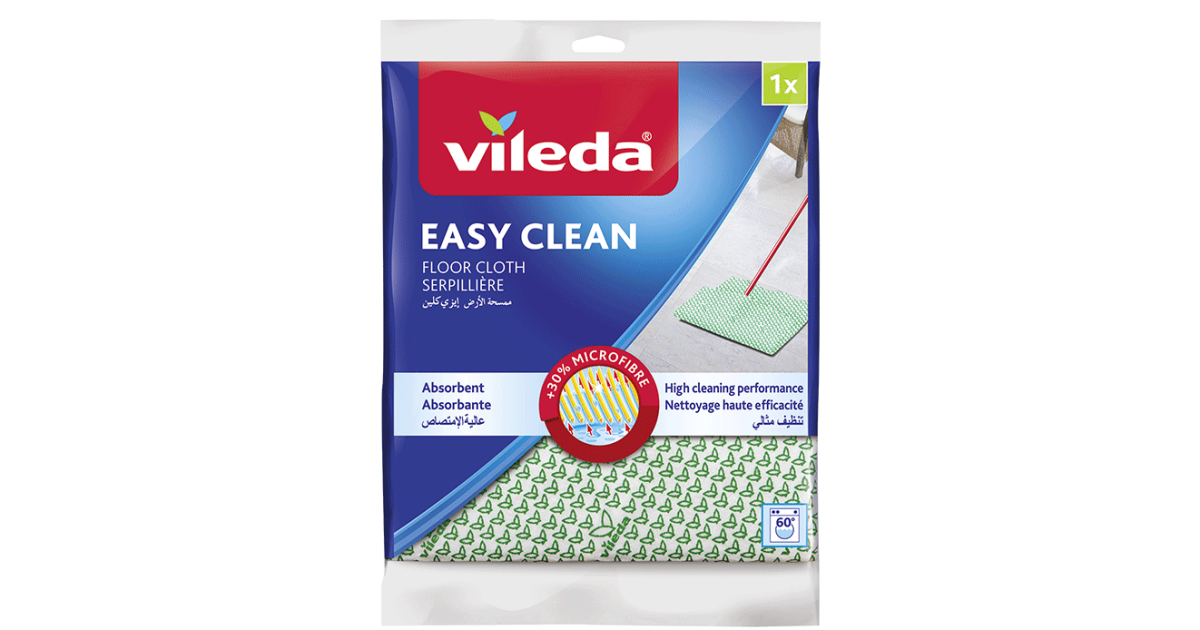 Vileda Floor Cloth Easy Clean +30% Microfiber | Vfc1 | Mkateb.com