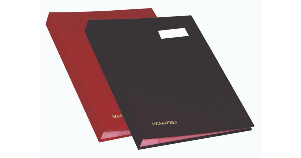 Signature Book with 20 Card Dividers | 4071 | Mkateb.com