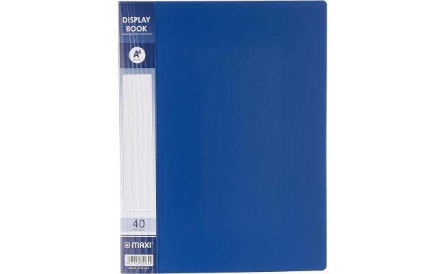 Clear Display Book 40 U Pockets A4 Size | MK000041 | Mkateb.com