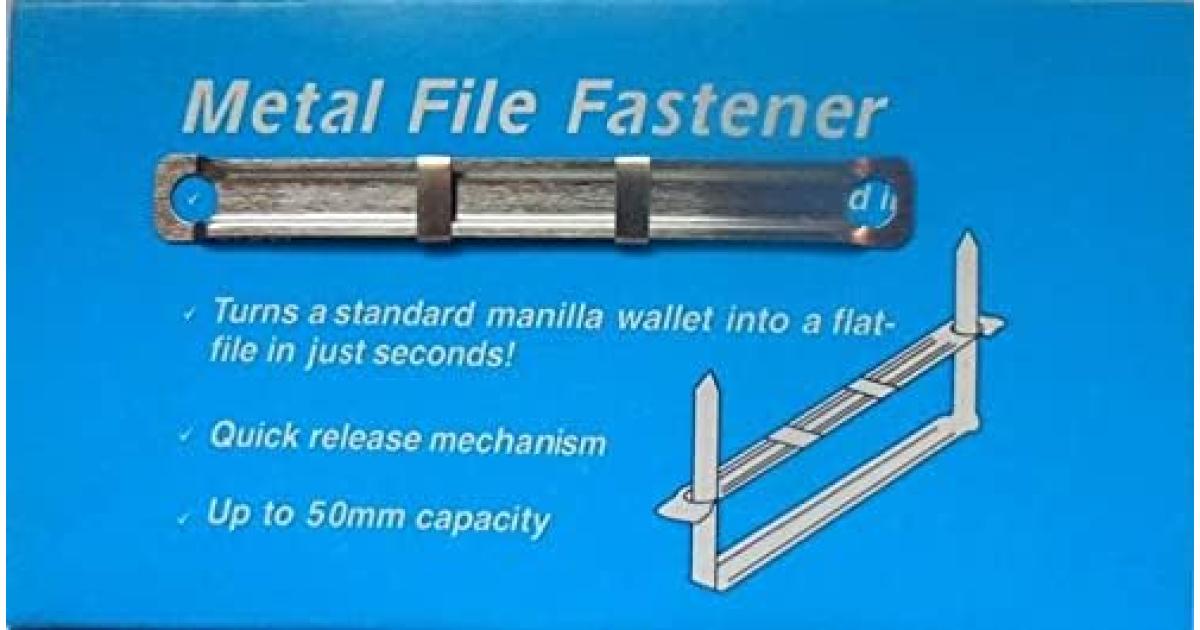 Metal File Fastener 50mm Pack of 50 | MK0101 | Mkateb.com