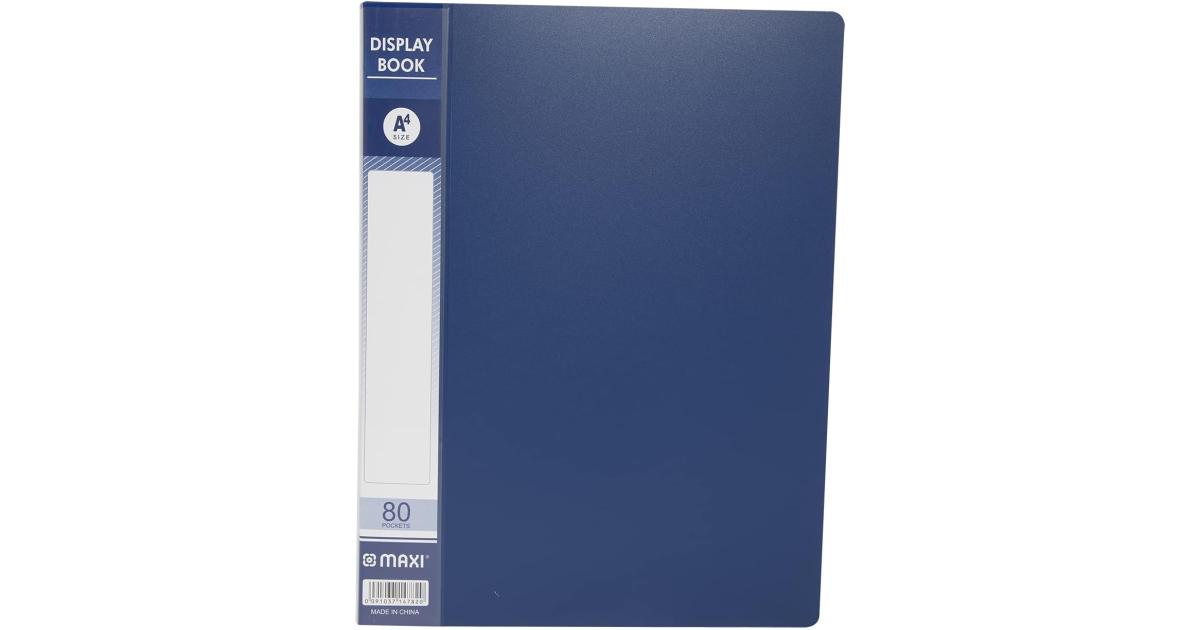 Clear Display Book 80 U Pockets A4 Size | MK000080 | Mkateb.com